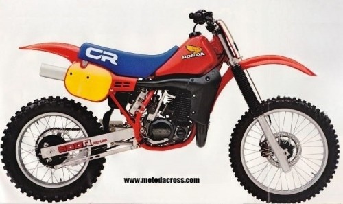 Modelli HONDA CR 500 per anno